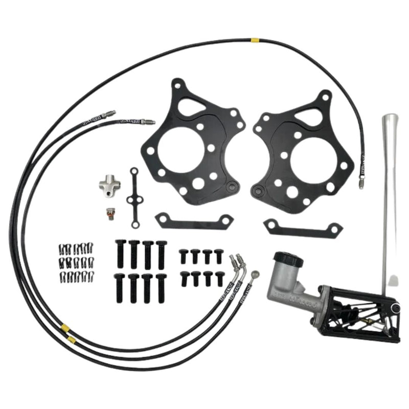 GKTECH 2 POT NISSAN DUAL CALIPER 3/4" HYDRAULIC HANDBRAKE SETUP (Order ...