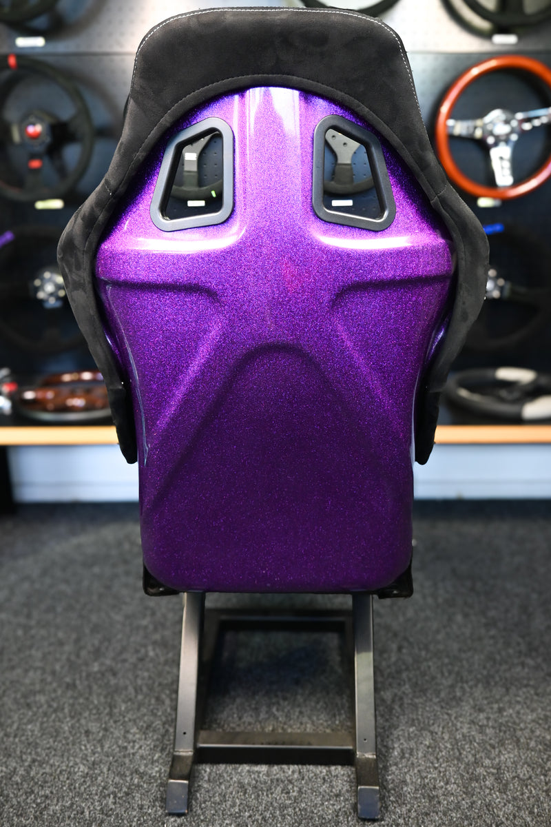 Bucket Seat Fixed - Pro Suede purple glitter back – Scarles